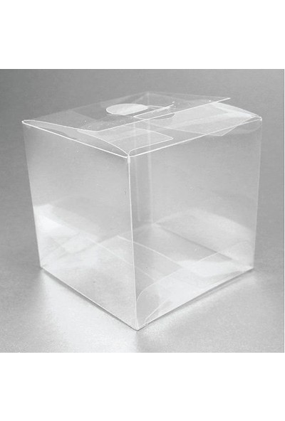 Mas Mutfak Şeffaf Asetat Kutu 10 Adet 5X5X8 cm