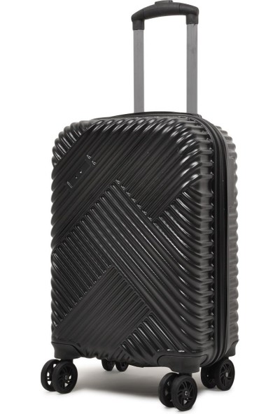 Aspor Carga Küçük Boy Siyah Valiz