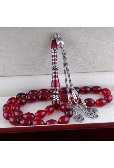 Tesbih Rüyası Gümüş Nakkaş Imameli Kehribar Tesbih Tesbih Rüyası Gümüş Nakkaş Imameli Kehribar Tesbih