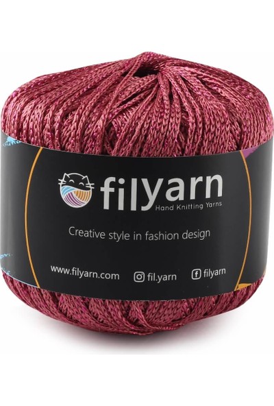 Filyarn Fuşya Zincir Örgü Ipi