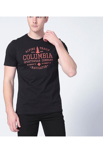 Columbia Erkek Siyah Spor T-Shirt