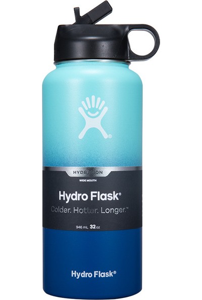 Hydro Flask Paslanmaz Çelik Açık Spor Yalıtımlı Su Şişesi Degrade Renk 946 ml (Yurt Dışından)