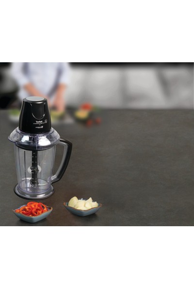 Tefal MB4708TR Masterchop 4 Bıçaklı Maxi Doğrayıcı [ Siyah ] - 9100029453