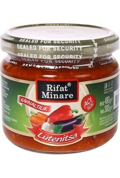 Rifat Minare Lütenitsa Balkon Sosu Kahvaltılık Acı Sos (300gr.)