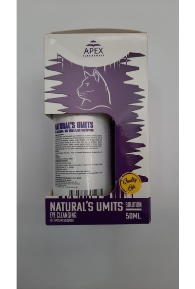Apex Naturals Umits(Kedi Göz Temizleme Solüsyonu)