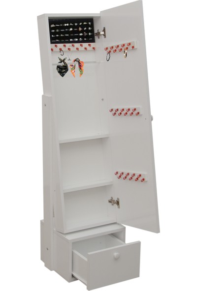 Cemre Home Cemrehome Aynalı Takı Aksesuar Dolabı Çekmeceli Cemre Home Cemrehome Aynalı Takı Aksesuar Dolabı Çekmeceli