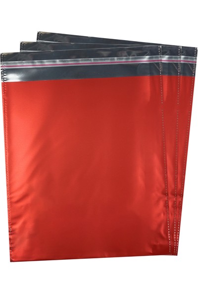 Paketleme Tezgahı 40*60 Kırmızı Lüx Metalize Hediye Paketi 50 Adet