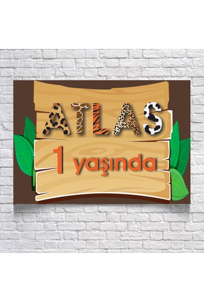 Sare Design Safari Temalı Doğum Günü Parti Afişi Sare Design Safari Temalı Doğum Günü Parti Afişi