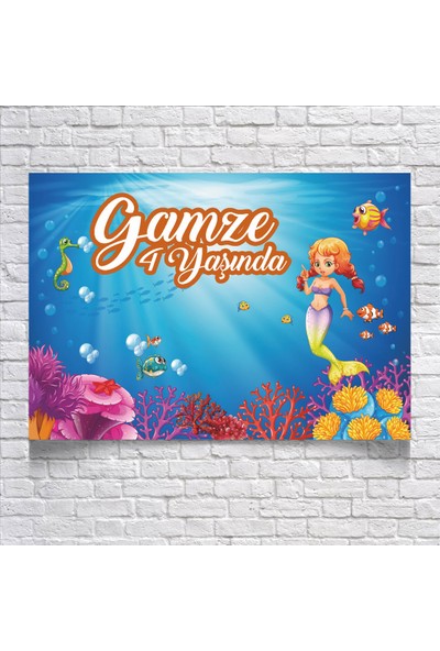 Sare Design Deniz Ve Balıklar Temalı Doğum Günü Parti Afişi 50 x 70 cm Sare Design Deniz Ve Balıklar Temalı Doğum Günü Parti Afişi 50 x 70 cm