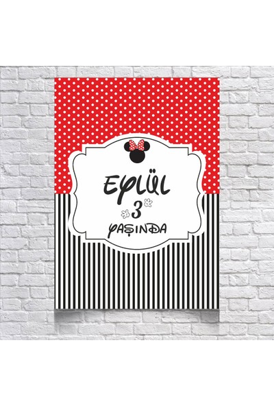 Sare Design Minnie Mouse Temalı Doğum Günü Parti Afişi Sare Design Minnie Mouse Temalı Doğum Günü Parti Afişi