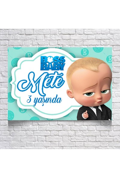 Sare Design Patron Bebek Temalı Doğum Günü Parti Afişi 70 x 100 cm Sare Design Patron Bebek Temalı Doğum Günü Parti Afişi 70 x 100 cm