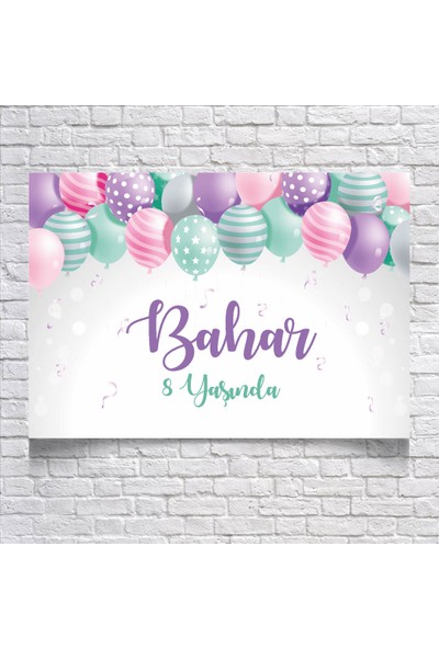 Sare Design Kişiye Özel Balon Temalı Doğum Günü Parti Afişi Sare Design Kişiye Özel Balon Temalı Doğum Günü Parti Afişi