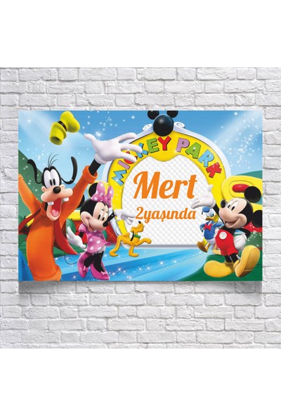 Sare Design Mickey Mouse Temalı Doğum Günü Parti Afişi 70 x 100 cm Sare Design Mickey Mouse Temalı Doğum Günü Parti Afişi 70 x 100 cm