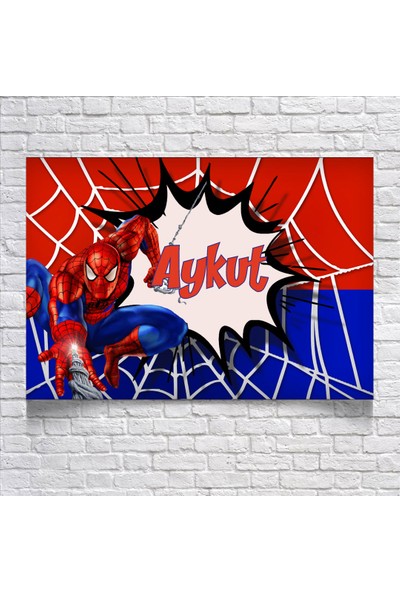 Sare Design Örümcek Adam Doğum Günü Parti Afişi 50 x 70 cm Sare Design Örümcek Adam Doğum Günü Parti Afişi 50 x 70 cm