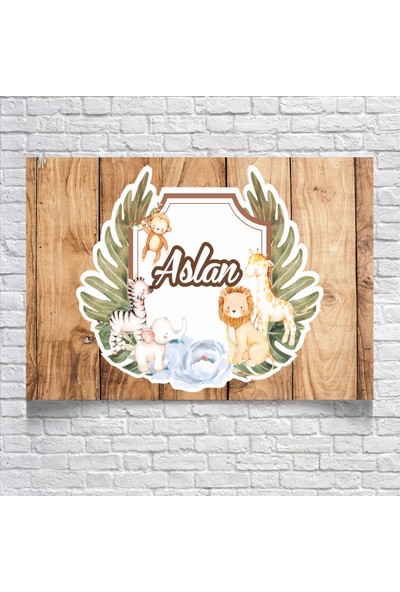 Sare Design Safari Temalı Doğum Günü Parti Afişi Sare Design Safari Temalı Doğum Günü Parti Afişi