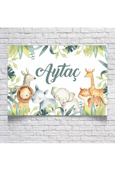 Sare Design Safari Temalı Doğum Günü Parti Afişi 70 x 100 cm Sare Design Safari Temalı Doğum Günü Parti Afişi 70 x 100 cm
