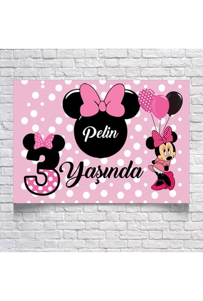 Sare Design Minnie Mouse Temalı Doğum Günü Parti Afişi 35 x 50 cm Sare Design Minnie Mouse Temalı Doğum Günü Parti Afişi 35 x 50 cm