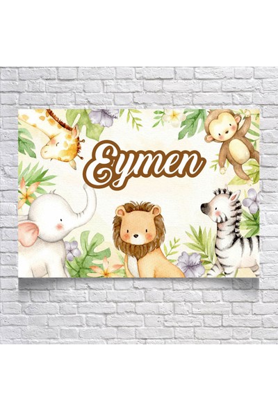 Sare Design Safari Temalı Doğum Günü Parti Afişi 35 x 50 cm Sare Design Safari Temalı Doğum Günü Parti Afişi 35 x 50 cm