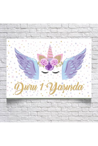 Sare Design Unicorn Temalı Doğum Günü Parti Afişi Sare Design Unicorn Temalı Doğum Günü Parti Afişi