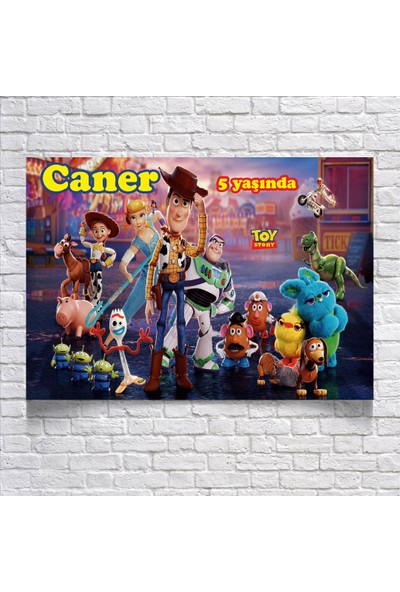 Sare Design Oyuncak Hikayesi Temalı Doğum Günü Parti Afişi Sare Design Oyuncak Hikayesi Temalı Doğum Günü Parti Afişi