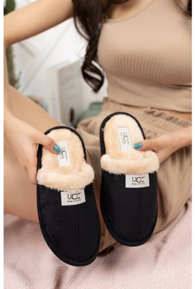 Lurji Siyah Rahat Erkek Kullanışlı Ev Terliği Lurji Siyah Rahat Erkek Kullanışlı Ev Terliği