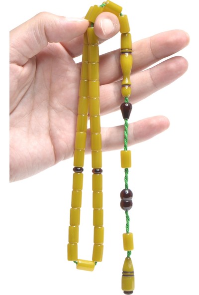 Sarı Otantik Çubuk Sıkma Kehribar Kesme Model 7 mm 11,5 mm Sistemli Tesbih Sarı Otantik Çubuk Sıkma Kehribar Kesme Model 7 mm 11,5 mm Sistemli Tesbih