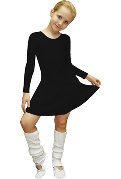 Masal Kostüm Uzun Kol Etekli Çalışma Mayosu Dans Bale Cimnastik