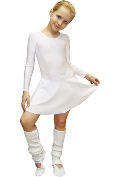 Masal Kostüm Uzun Kol Etekli Çalışma Mayosu Dans Bale Cimnastik Masal Kostüm Uzun Kol Etekli Çalışma Mayosu Dans Bale Cimnastik