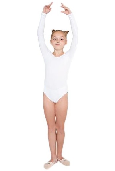 Masal Kostüm Uzun Kol Çalışma Mayosu Dans Bale Cimnastik Masal Kostüm Uzun Kol Çalışma Mayosu Dans Bale Cimnastik