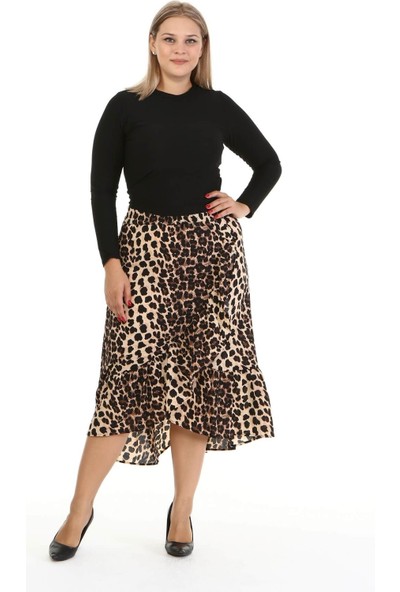 Myline Fırfırlı Uzun Etek