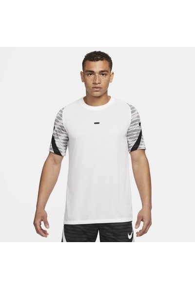 Nike Dri-Fit Strike 21 Beyaz Erkek Tişört - CW5843-100