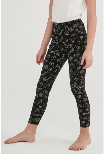 Penti Siyah Girls Lic Loonet Tunes Tayt