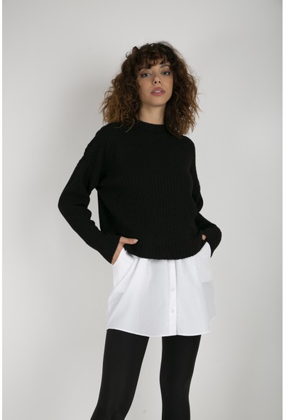 Sufyy Poplin Gömlek Etek, Cepli Içlik Etek