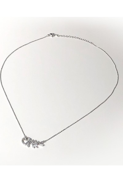 Teen Jewellry Swarovski Taşlı Çiroz Balık Figürlü Silver Kolye Teen Jewellry Swarovski Taşlı Çiroz Balık Figürlü Silver Kolye