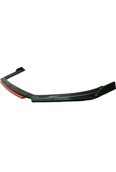 MKG Vw Golf 7 Kırmızılı Ön Lip Ön Tampon Eki 4 Prç Piona Black