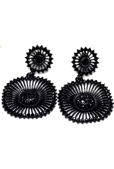 Teen Jewellry Siyah Kare Küpe Teen Jewellry Siyah Kare Küpe