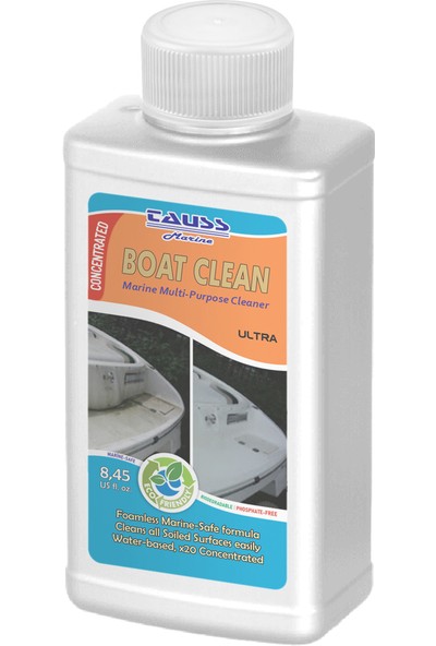Tauss Marine Boatclean / Ultra (Genel Amaçlı Konsantre Yüzey Temizleyici) 250 ml