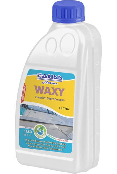 Tauss Marine Waxy / Ultra (Konsantre Cilalı Tekne Şampuanı) 1 Lt