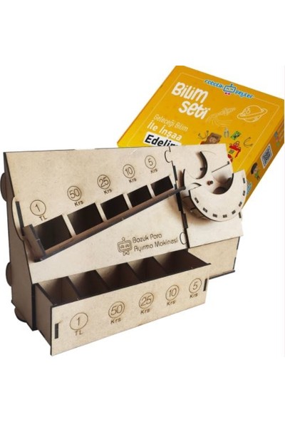 Robotik Şeyler Bozuk Para Ayırma Makinesi Bilim Seti Robotik Şeyler Bozuk Para Ayırma Makinesi Bilim Seti