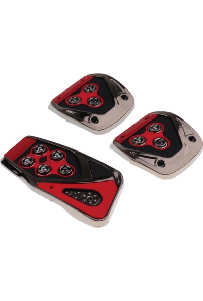 Homyl 3 Parça Evrensel Kaymaz Ivmeatör Fren Ayak Pedalları Pedleri Kırmızı Kapakları (Yurt Dışından) Homyl 3 Parça Evrensel Kaymaz Ivmeatör Fren Ayak Pedalları Pedleri Kırmızı Kapakları (Yurt Dışından)