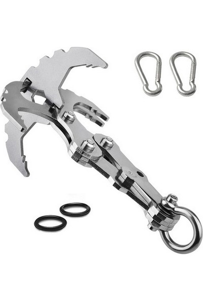 Kingwheat Iki Karabinalı Yerçekimi Kancası Tutma Kancası (Yurt Dışından)