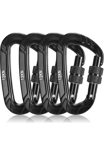 Kingwheat 4 Adet 12KN Döner Kilitli Karabina Karabina Olmadan (Yurt Dışından) Kingwheat 4 Adet 12KN Döner Kilitli Karabina Karabina Olmadan (Yurt Dışından)