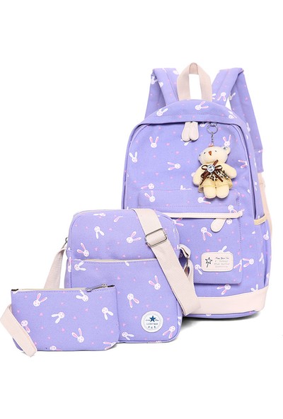 Xhome 3 Parça Öğrenci Çanta Seti (Yurt Dışından)