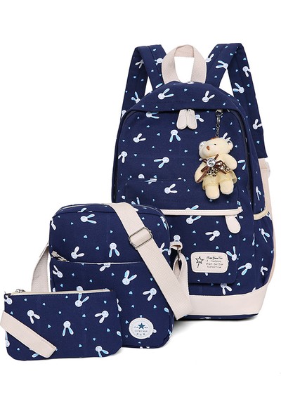 Xhome 3 Parça Öğrenci Çanta Seti (Yurt Dışından)