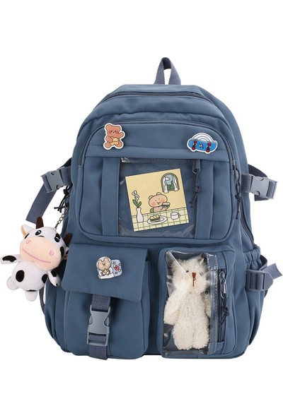 Xhome Oxford Kumaş Öğrenci Sırt Çantası (Yurt Dışından)