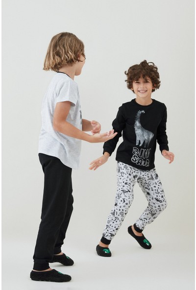 Penti Çok Renkli Erkek Çocuk Wilds 4lü Pijama Takımı