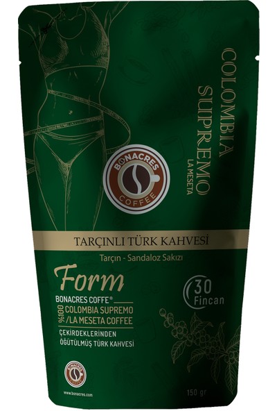 Bonacres Form Tarçınlı Diyet Kahve 15 Günlük Bonacres Form Tarçınlı Diyet Kahve 15 Günlük