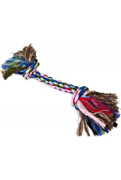 Booda Iki Düğümlü Köpek Çekiştirme Halatı (Büyük)