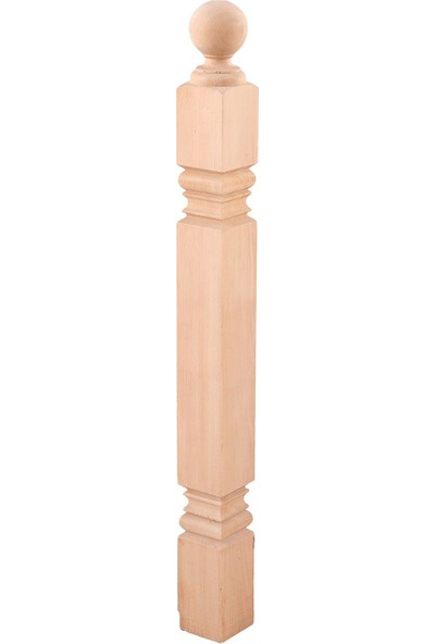 Altın İş 7 x 7 x 100 cm Kayın Merdiven Babası Oymalı Işlemeli Boyanabilir Ham Ahşap Altın İş 7 x 7 x 100 cm Kayın Merdiven Babası Oymalı Işlemeli Boyanabilir Ham Ahşap
