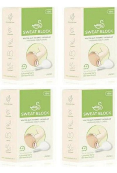 Sweat Block Koltuk Altı Pedi 10 Adet (4'lü)